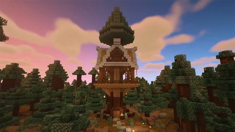 18 Aesthetically-Pleasing Minecraft Treehouse Build Ideas | eSportsLatest
